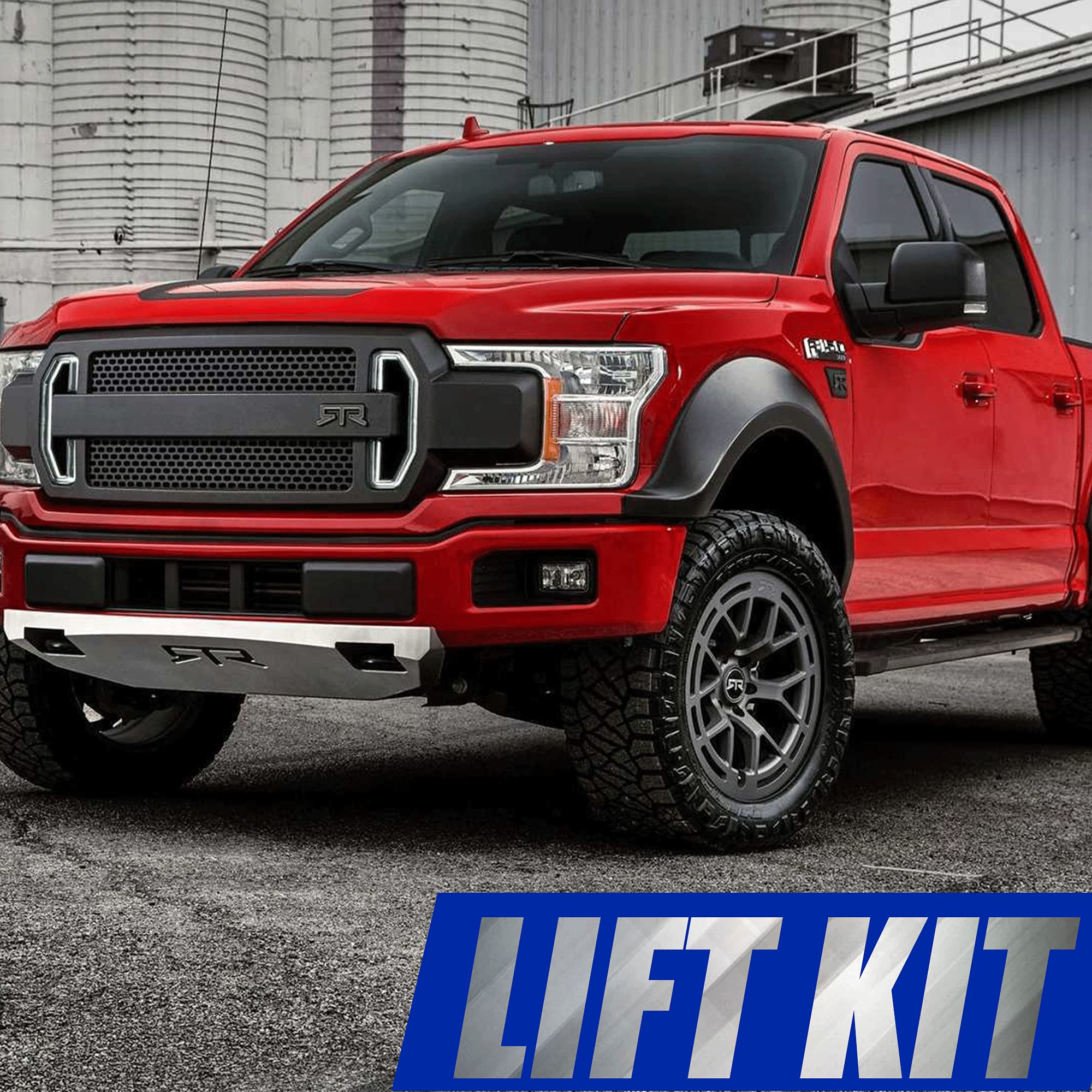 Leveling Lift Kits Compatible with 2004-2020 F150, 3 inch Front+2 inch Rear Strut Spacers Leveling Kit for F150 2WD 4WD