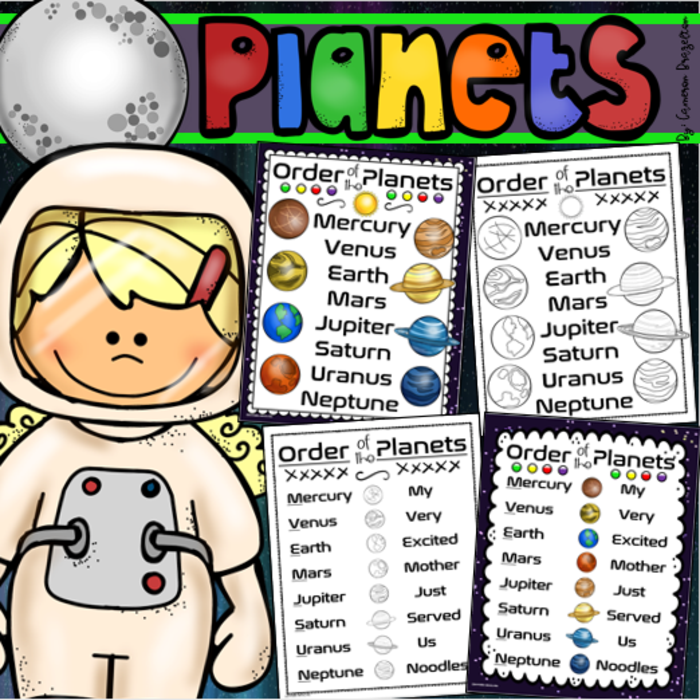 Solar System Order of the Planets Handouts