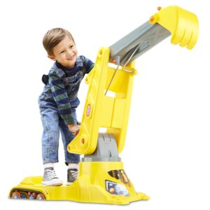 little tikes you drive excavator sand toy kids can sit, scoop and dump