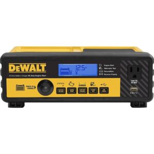 dewalt 12v 30a automotive bench battery charger with 80a engine start