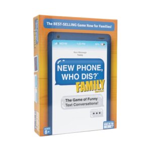 what do you meme? new phone, who dis? family edition - the text message family party game