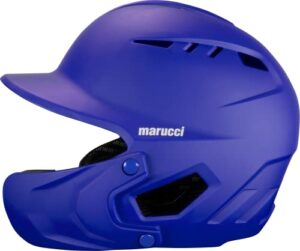 marucci duravent batting helmet, nocsae certified, royal blue, senior