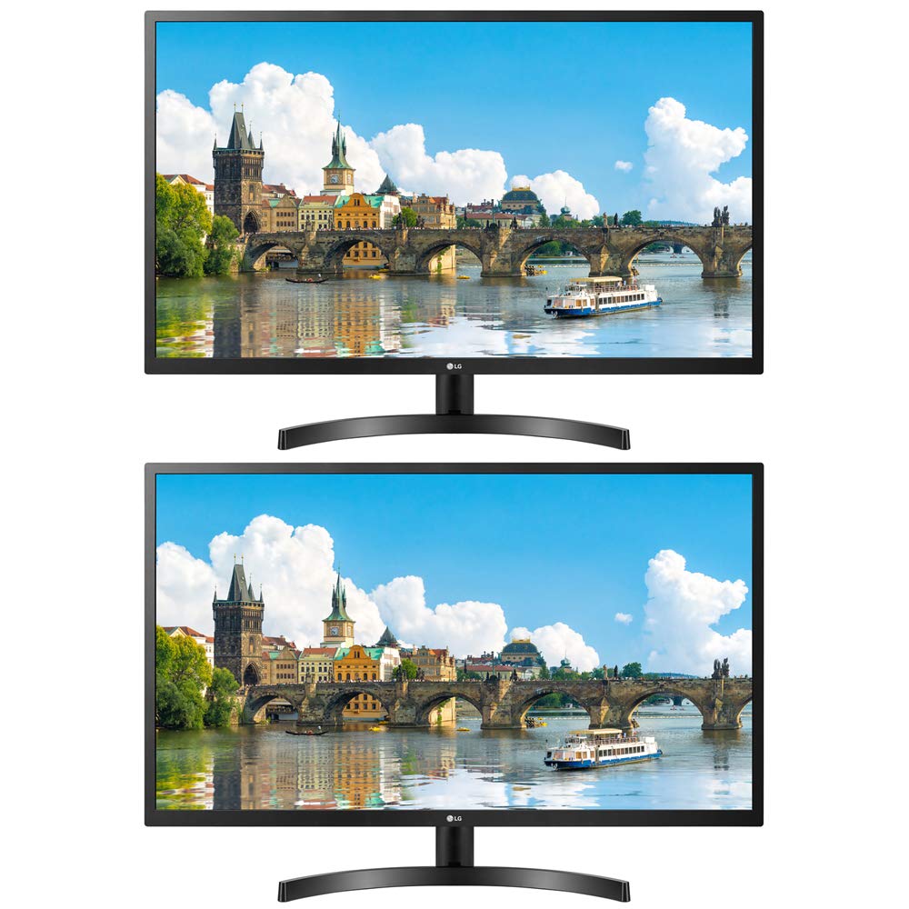 LG 32MN600P-B 31.5 inch Full HD IPS Monitor with AMD FreeSync 2 Pack