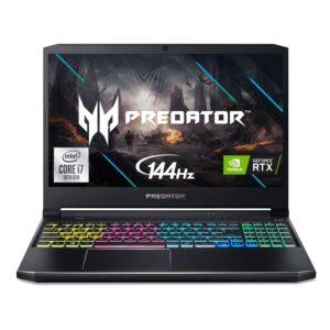 acer predator helios 300 i7-10750h, nvidia geforce rtx 2060 6gb, 15.6" full hd 144hz 3ms ips display, 16gb dual-channel ddr4, 512gb nvme ssd ph315-53-72xd (renewed)