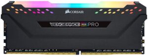 corsair vengeance rgb pro 32gb (2x16gb) ddr4 4000 (pc4-32000) c18 optimized for amd x570 – black