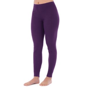 Fruit of the Loom Women's Micro Waffle Premium Thermal Set, Violet, Large