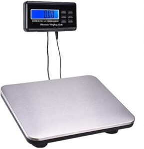 mejorchoy 660lbs postal scale lcd digital scale floor platform scale 300kg capacity for shipping weighing