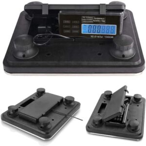 MejorChoy 660lbs Postal Scale LCD Digital Scale Floor Platform Scale 300kg Capacity for Shipping Weighing