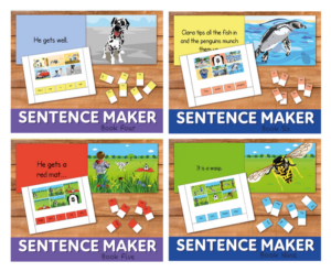 make sentences with the sentence maker: huge resource bundle (4-7 years)