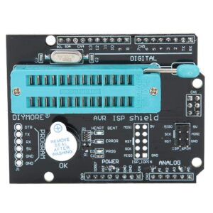 1 pcs programmer expansion board, avr isp shield burning burn bootloader programmer for r3 expansion board