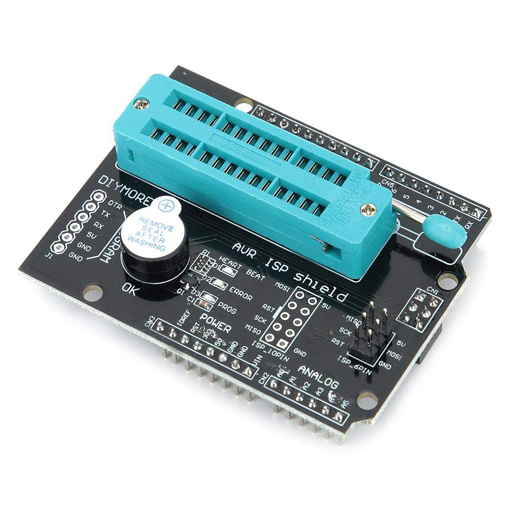 1 Pcs Programmer Expansion Board, AVR ISP Shield Burning Burn Bootloader Programmer for R3 Expansion Board