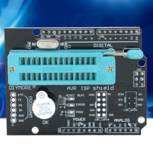 1 Pcs Programmer Expansion Board, AVR ISP Shield Burning Burn Bootloader Programmer for R3 Expansion Board