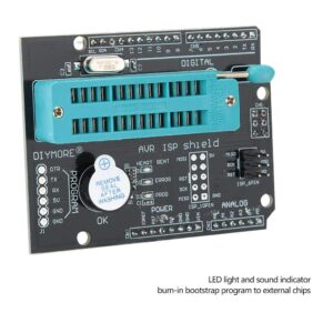 1 Pcs Programmer Expansion Board, AVR ISP Shield Burning Burn Bootloader Programmer for R3 Expansion Board