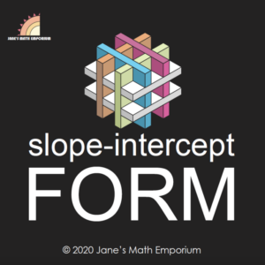 slope intercept form: system of linear equations