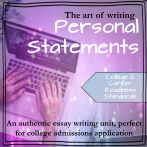 writing a personal statement