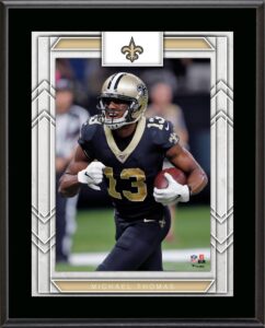 michael thomas new orleans saints 10.5" x 13" player sublimated plaque - nfl player plaques and collages