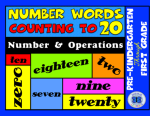 counting to 20 prek - first grade