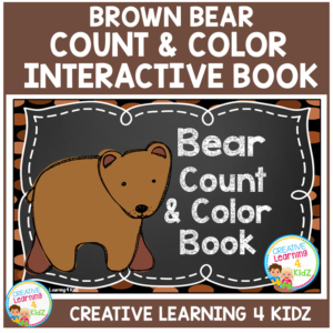 bear count & color interactive book