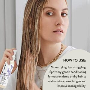 The Honest Company Conditioning Hair Detangler 3-Pack | Leave-in Conditioner + Fortifying Spray | Tear-free, Cruelty-Free, Hypoallergenic | Citrus Vanilla Refresh, 4 fl oz each (pack of 3)