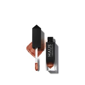 haus laboratories by lady gaga: glam attack liquid eyeshadow, frozé bronzé