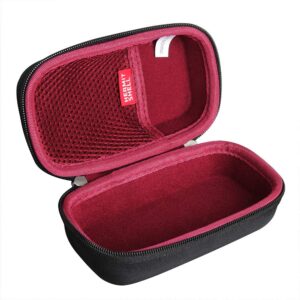 Hermitshell Hard Travel Case for Andis 17150 Pro Foil Lithium Titanium Foil Shaver (Outer Black and Inner Red)