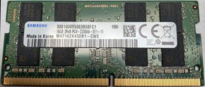 16gb ddr4 3200mhz pc4-25600 1.2v 2rx8 260-pin sodimm laptop ram memory module m471a2k43db1-cwe