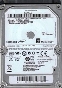 samsung st500lm012 hn-m500mbb/sc2 f/w: 2ar20003 500gb seagate (renewed)