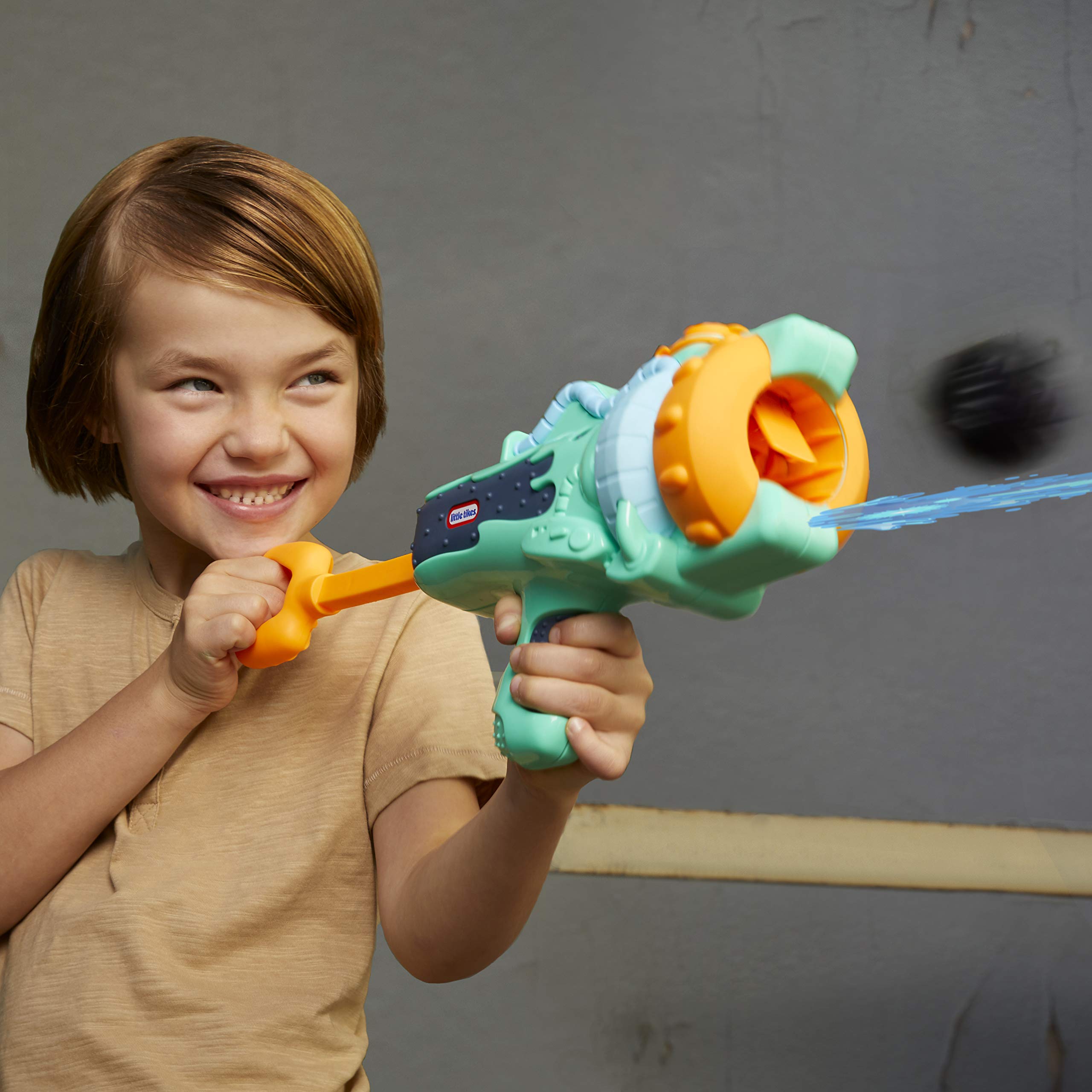 Little Tikes Mighty Blasters Spray Blaster Toy Blaster Sprays Water with 3 Soft Power Pods for Kids Ages 3 Years and Up