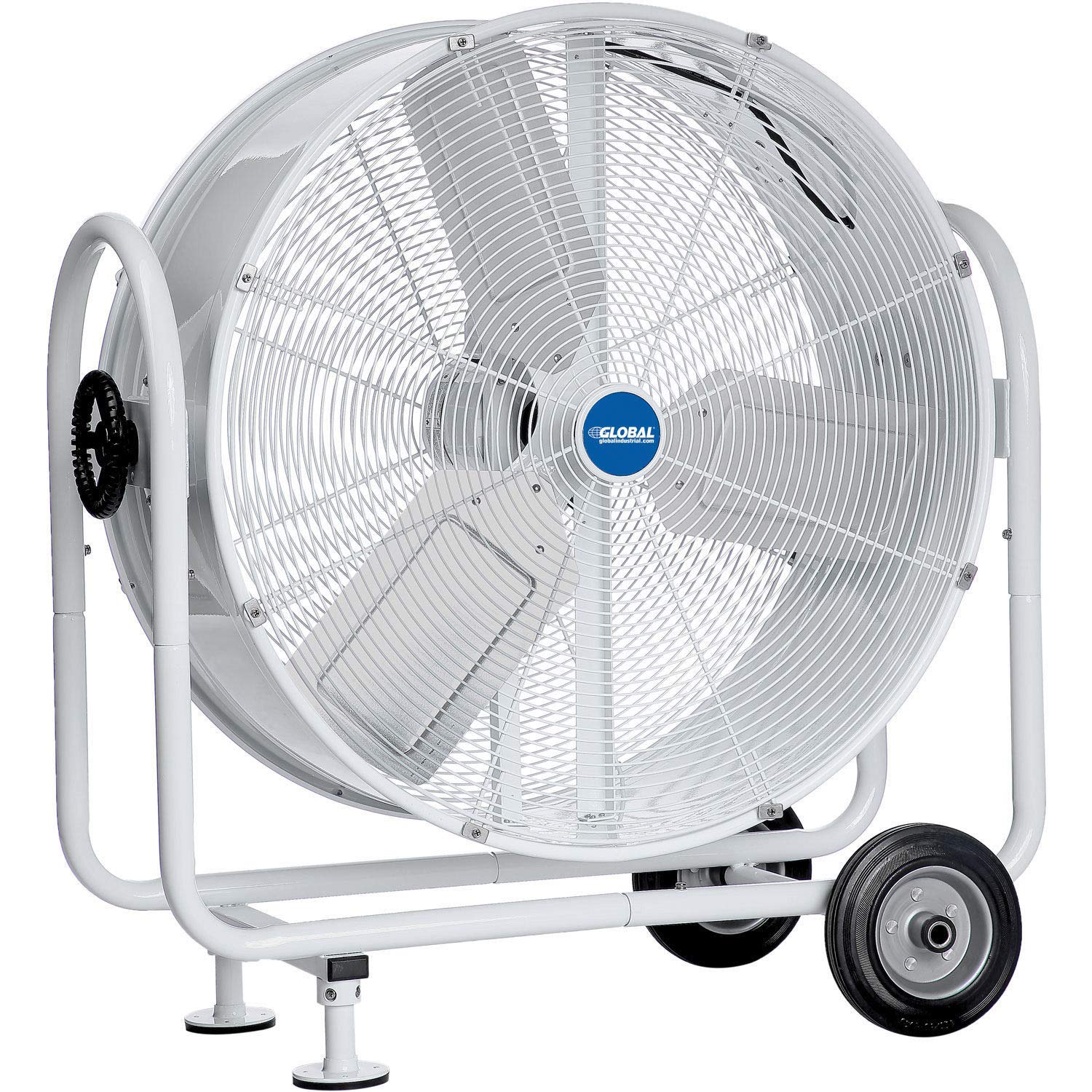 Global Industrial Outdoor Rated 30" Mobile Tilt Drum Blower Fan, 6890 CFM, 1/3 HP