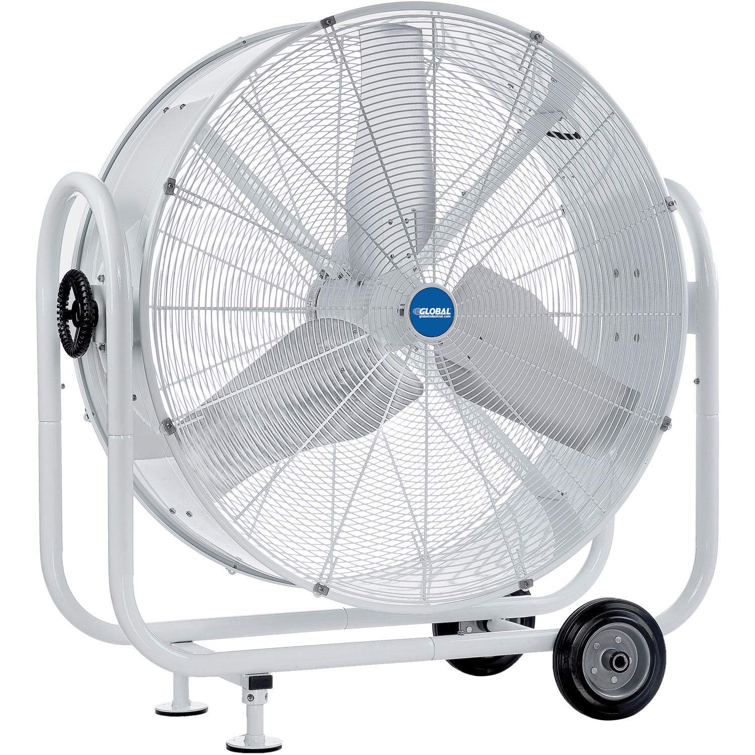 Global Industrial Outdoor Rated 36" Mobile Tilt Drum Blower Fan, 12241 CFM, 1/2 HP