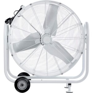 Global Industrial Outdoor Rated 36" Mobile Tilt Drum Blower Fan, 12241 CFM, 1/2 HP