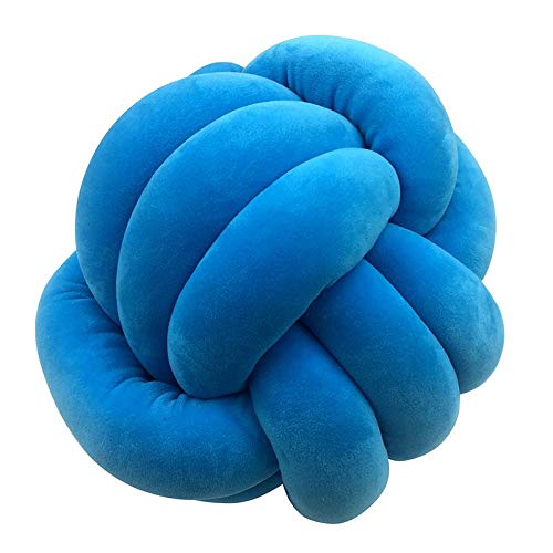 Playlearn 10” Blue Cuddle Ball Sensory Pillow – Plush Toy Hugging Pillow – Calming Stress Relief Toy for Kids