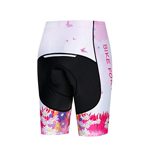 Womens Bicycle Shorts for Cycling with 3D Padded Women Cycling Shorts Breathable Shockproof