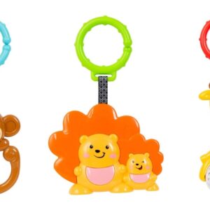 Smart Steps Jingle Jungle 3-Pack Rattle Hooks 3 - 6 months STEM Baby Toy