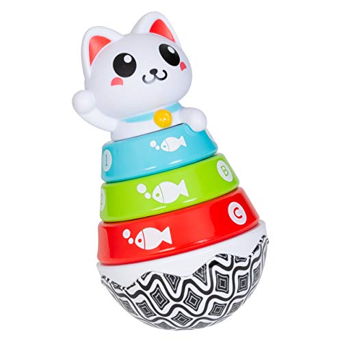 Smart Steps Stack-a-Cat 9 - 12 months STEM Baby Toy