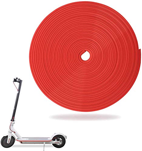 Stormytime Anti-Collision Strip Replacement for Xiaomi M365 / Pro Ninebot ES Max G30 Gotrax Electric Scooter Parts, Prevent Scooter from Friction Damage Bumper Protective (Red)