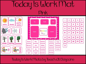 printable pink today is work mat