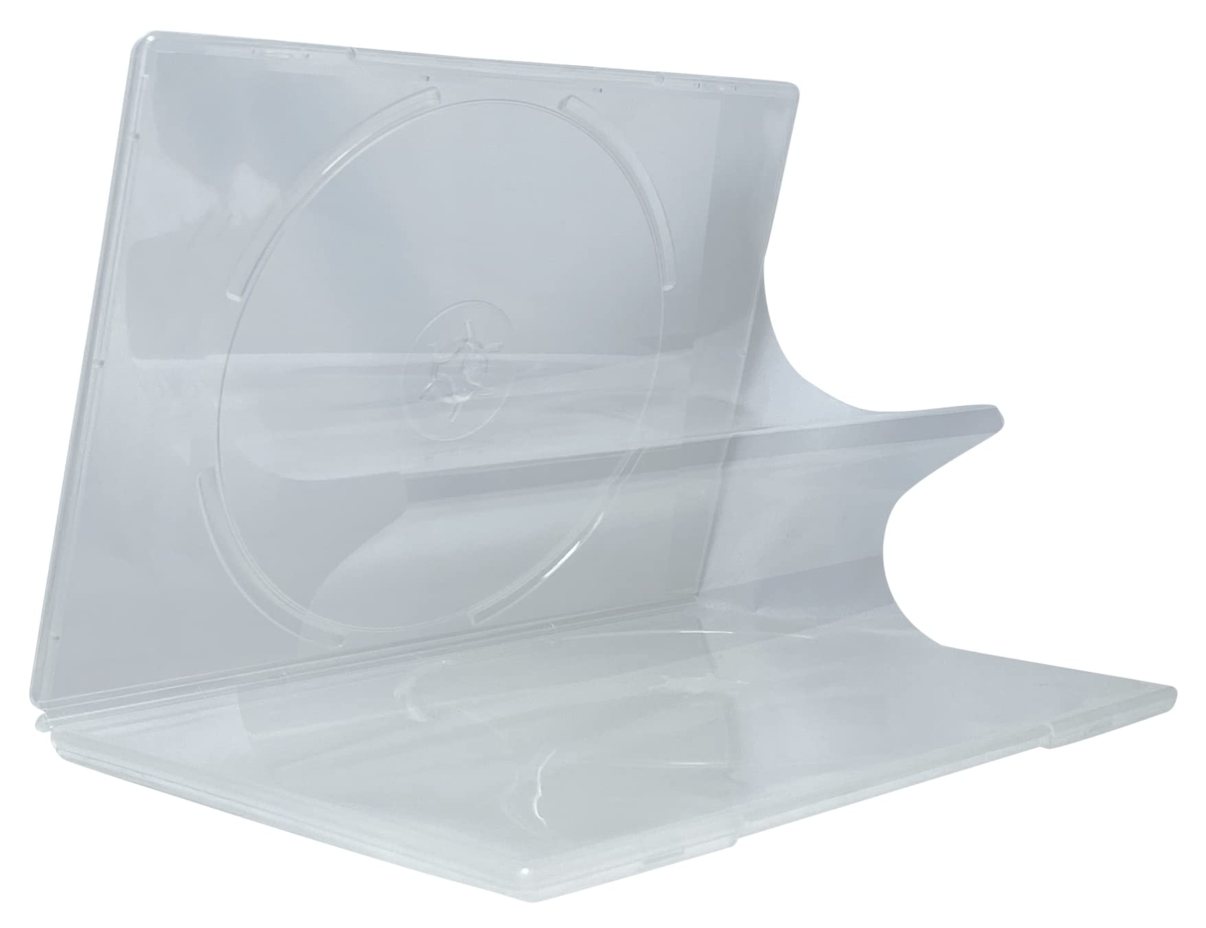 Mediaxpo 25 Slim Clear Double DVD Cases 7MM