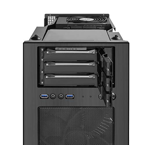 Silverstone CS330 Advanced Tower Chassis with Three 3.5" SAS-12G / SATA-6 Gbit/s hot-swap Bays, SST-CS330B