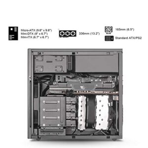 Silverstone CS330 Advanced Tower Chassis with Three 3.5" SAS-12G / SATA-6 Gbit/s hot-swap Bays, SST-CS330B