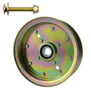 bosflag 539132728 idler pulley replaces husqvarna 539132728 idler pulley, husqvarna 589766102, 539112196, 589766101 pulley for husqvarna rz4623, mz6128, z246, rz46i, mz61, rz5424, mz5225 lawn tractors