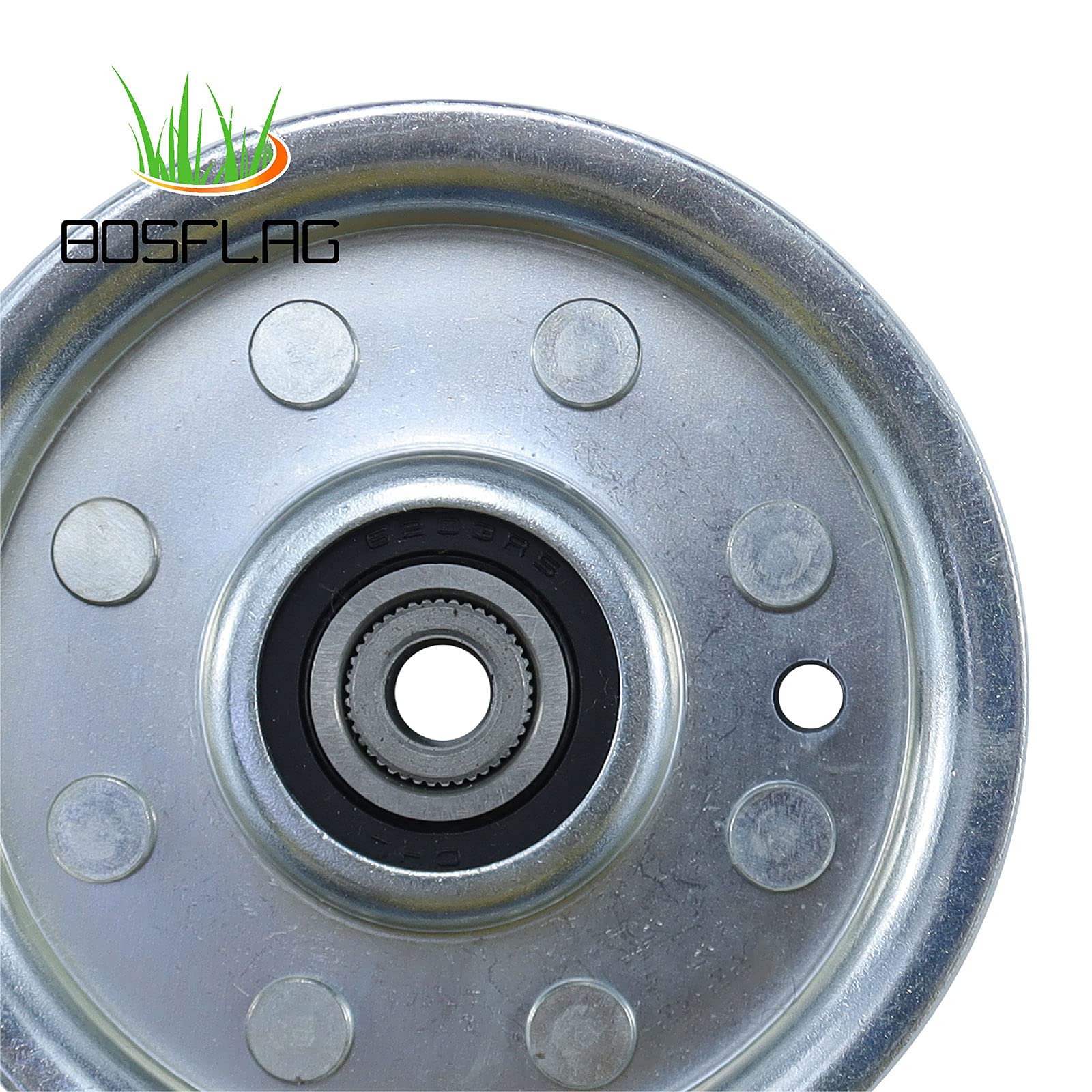 BOSFLAG 756-0627d Pulley Replaces MTD 756-0627d Idler Pulley, MTD 756-0627b Idler Pulley, 756-0365, 956-0365, 756 0627b, 7560627d, 7560627b for Cub Cadet LT1045, LT1018, LT1046, LT1500, I1046 Tractors