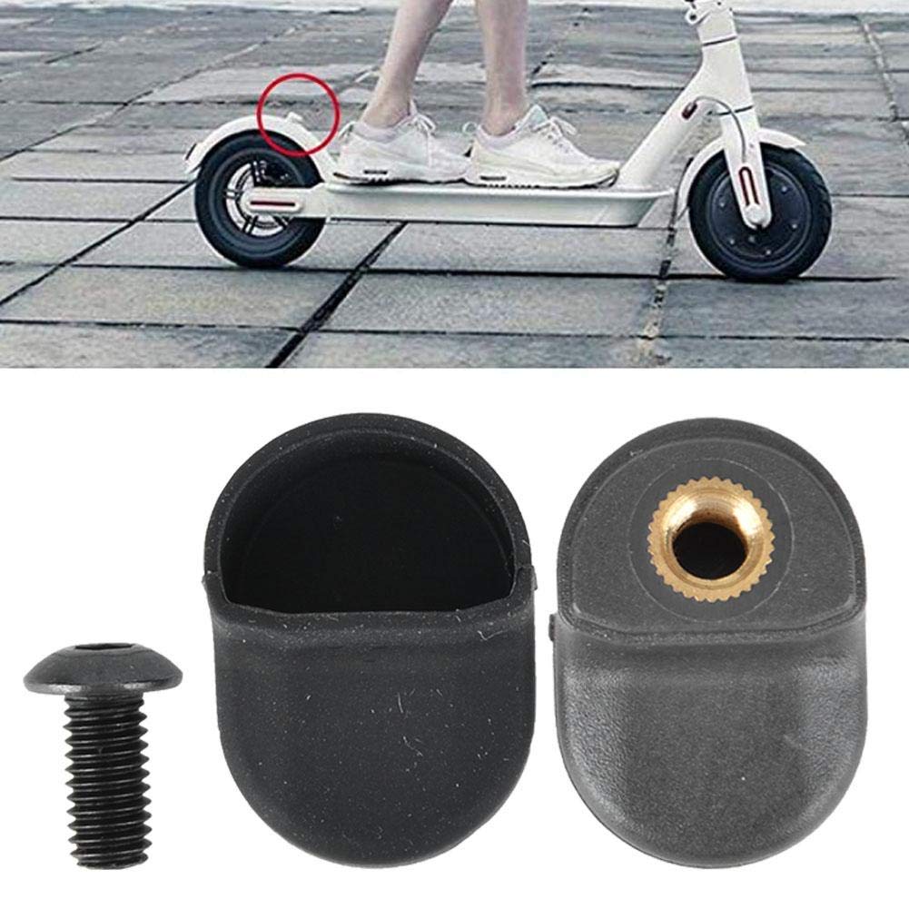 VGEBY Rear Fender Hook, Rear Fender Hook & Gel Sleeve Electric Scooter Replacement Part Accessory Fit for M365 Electric Scooter(Black) Electric Scooter Accessories Electric