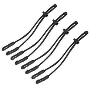 mask extender lanyard,anti-tightening comfortable ear strap extension hook black 4 pcs