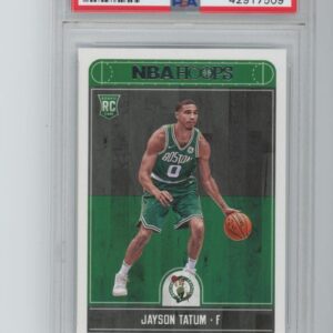 2017-18 Panini Jayson Tatum #253 Hoops Jason Tatum Boston Celtics ROOKIE RC GEM MT MINT PSA 10 Graded NBA Basketball Card