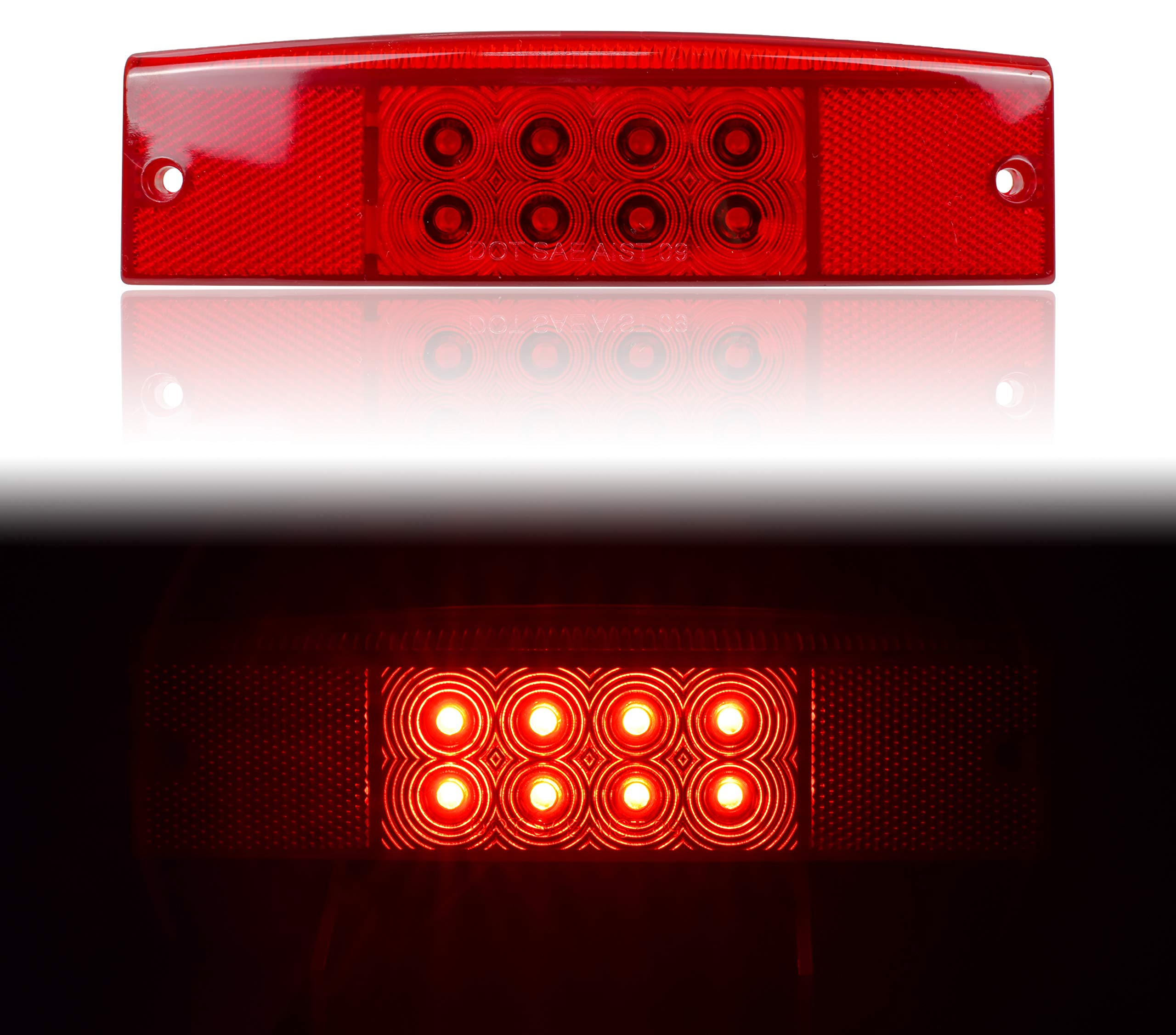 SAUTVS 1pcs Tail Light for Ranger 570, Red LED Rear Brake Stop Light for Polaris Ranger 400 500 570 800 EFI MIDSIZE Accessories (fit Left & Right Side, Replace #2411450)