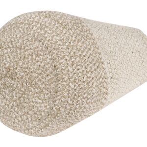 Lorena Canals Basket Baby Mushroom - Natural, Linen, Soil Brown - Baskets - Ø 7'' x 8" - 97% Cotton, 3% Other Fibres