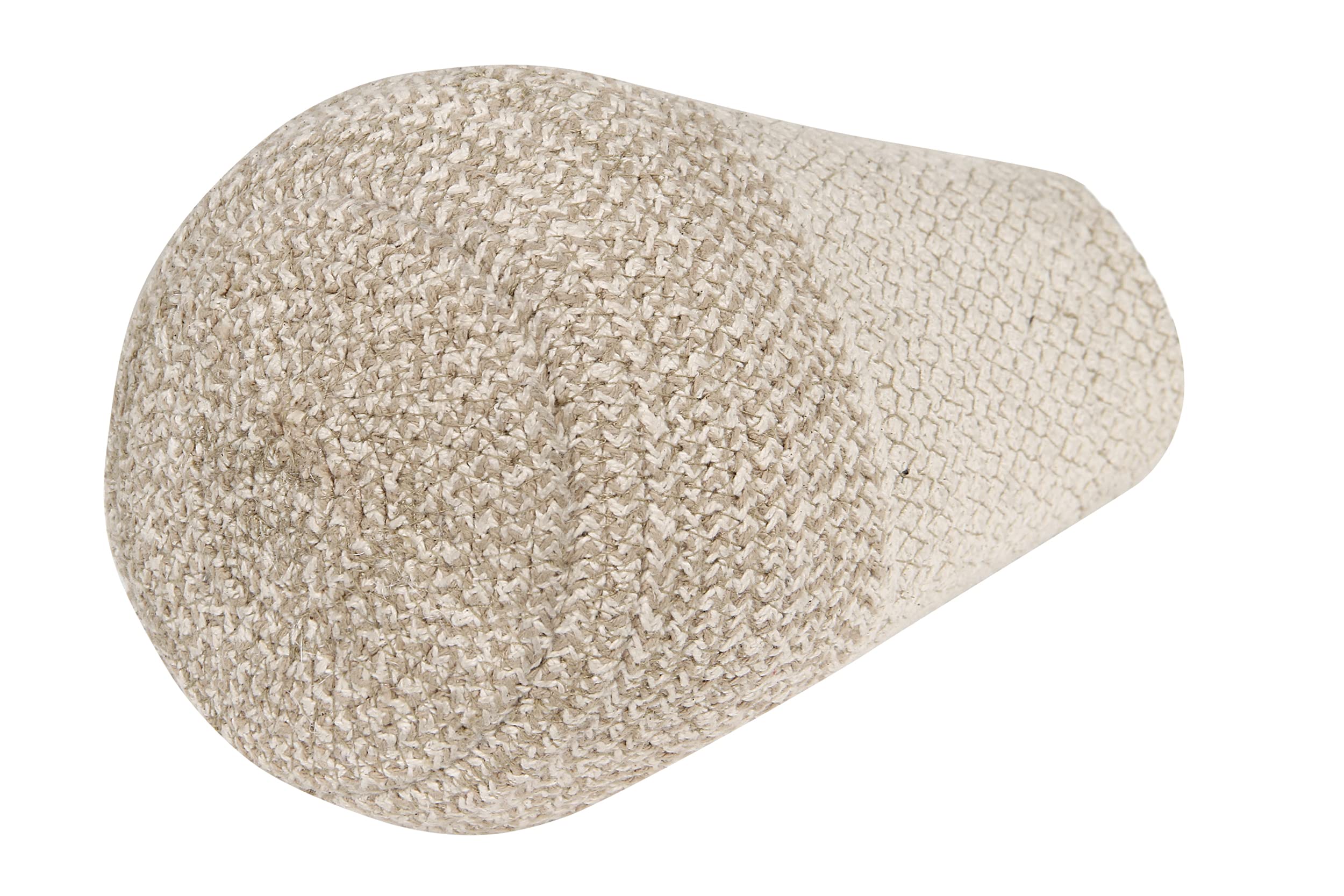 Lorena Canals Basket Baby Mushroom - Natural, Linen, Soil Brown - Baskets - Ø 7'' x 8" - 97% Cotton, 3% Other Fibres