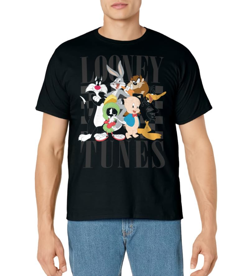 Looney Tunes 90's Style Group Shot T-Shirt