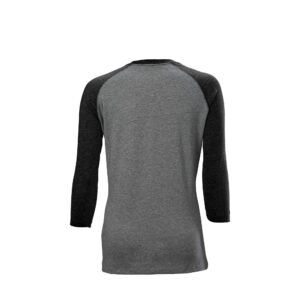 EvoShield Women's Standard Poly/Cotton Mid Sleeve Shirt, Charcoal/Black Heather, Small